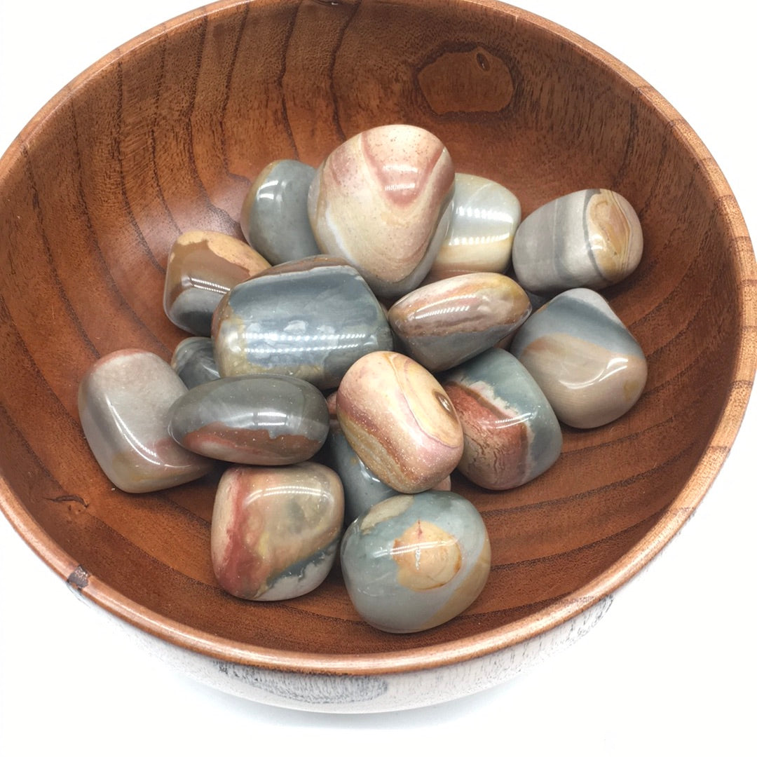 Polychrome Tumble (per piece) – Sterling And Stone Jewelry